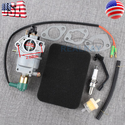 New for Champion 100155 Generator Replacement Carburetor Carb w/ Fuel ...