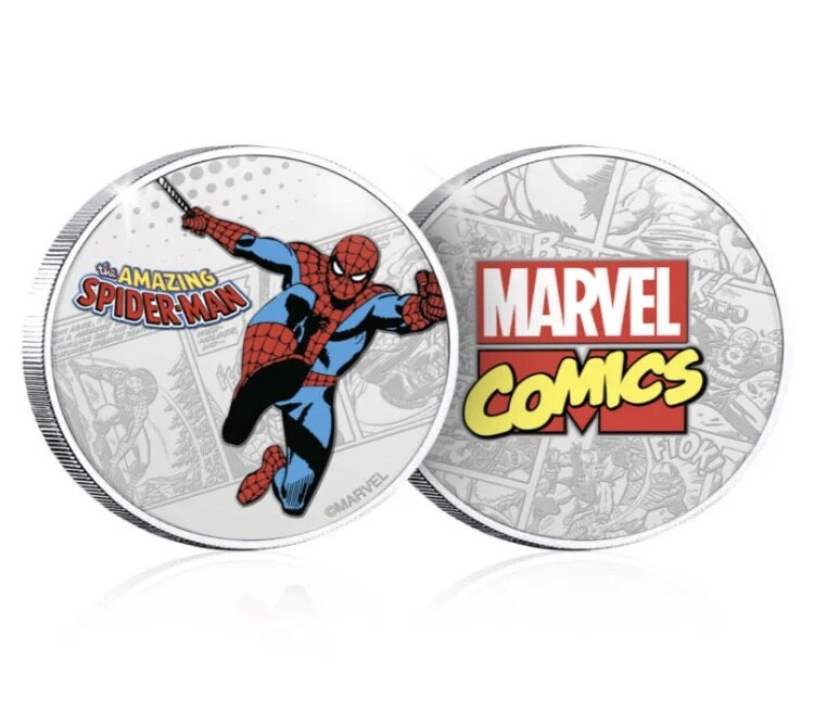 Marvel comics coin bundles,Thor, Ironman, hulk, captain America ...