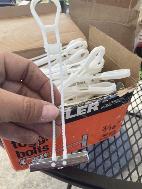 TOGGLER Snaptoggle BA 3/16" Heavy Duty Toggle Bolts 50/box 24013 - 50 ...