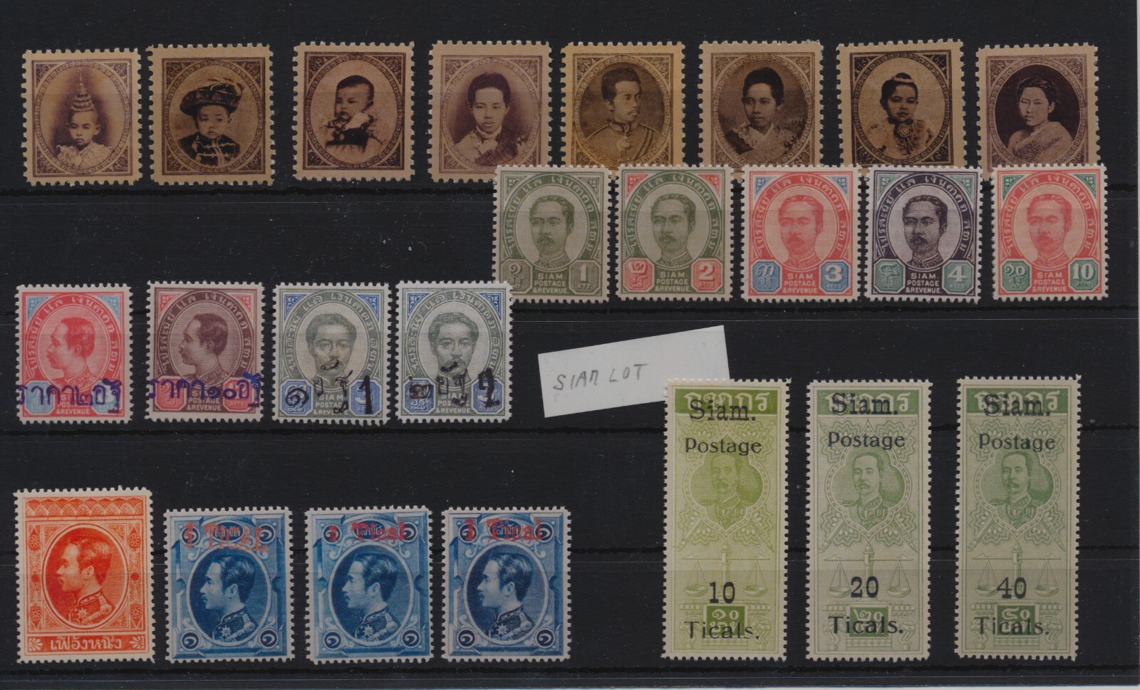 FORGERY - UNSORTED lot of Werner's FORGERY/REPLICA of Siam - Thailand ...