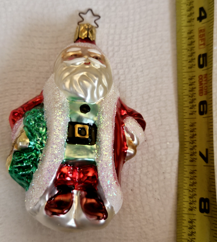 The Merck Family’s Old World Christmas Glass Ornament Santa" A Welcome ...