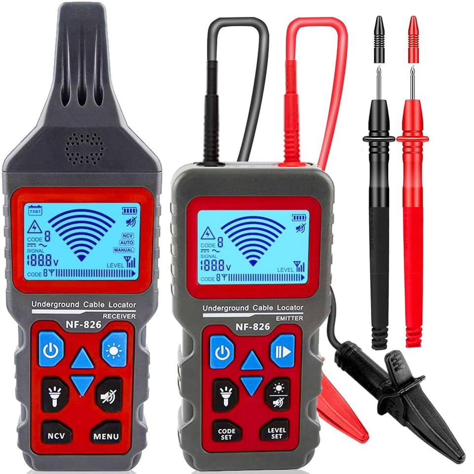 NF-826 Underground Wire Locator & Cable Tracer/Buried Wire Tracer and ...