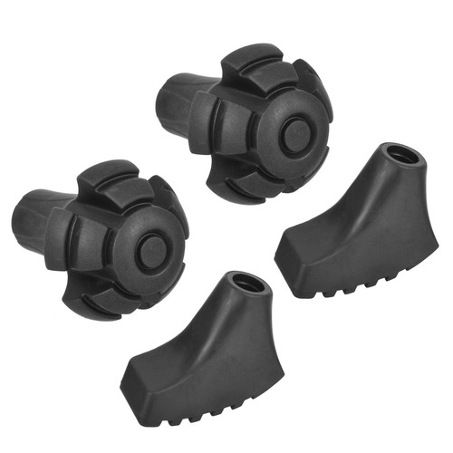 Trekking Pole Tips Accessories Set, 4 Pack Hiking Stick Tip Protectors ...