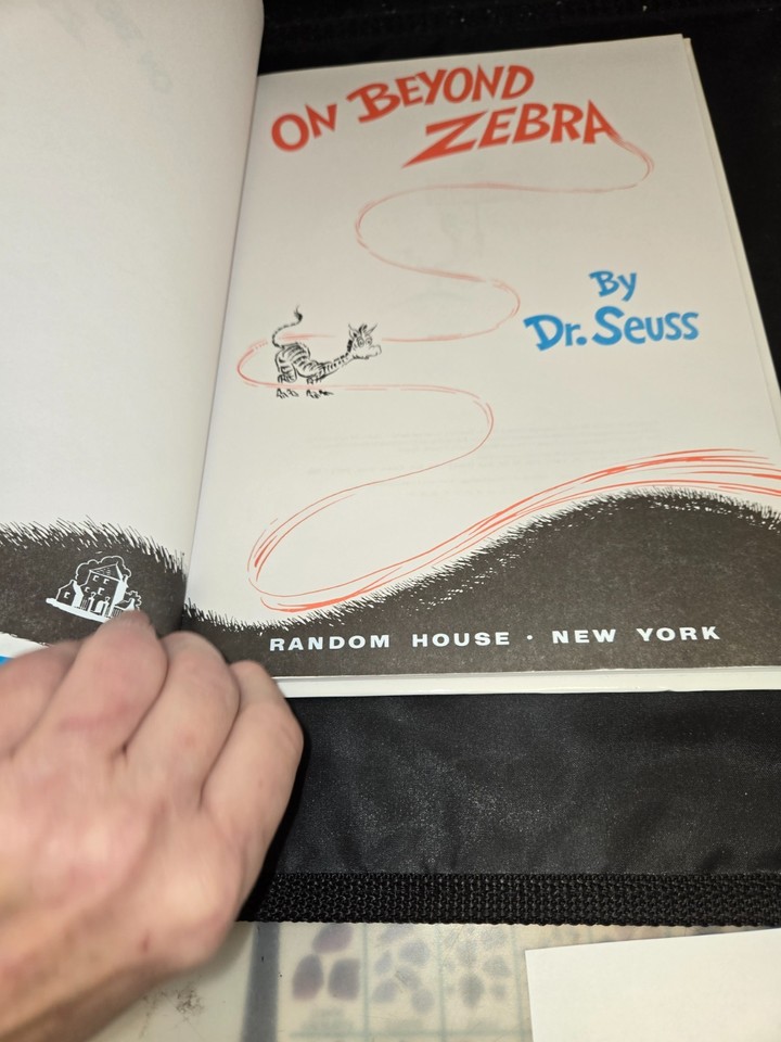 1983, On Beyond Zebra! by Dr. Seuss, Book Good Condition, HC, Rare | eBay