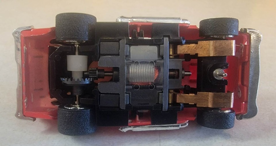 TYCO Magnum 440 '55 Chevy Nomad HO Slot Car - RED with White Top | eBay