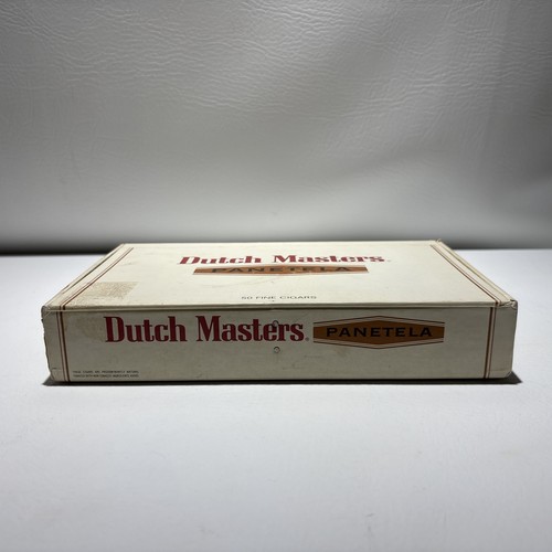 VINTAGE DUTCH MASTERS EMPTY WHITE CIGAR BOX PANETELA | eBay