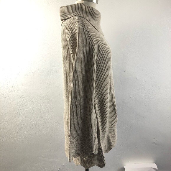 Style & Co Women's Sweater Envelope-Neck Long Sleeve Tunic Beige Size ...