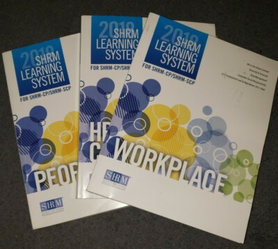 SHRM LEARNING SYSTEM LOT OF 3 BOOKS PEOPLE WORKPLACE MORE | eBay