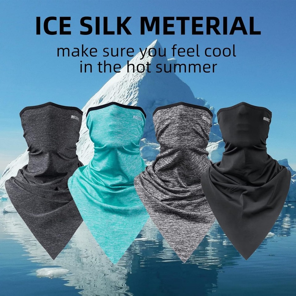 ROCKBROS Neck Gaiter-UPF 50+ Cool Face Cover UV Protection Neck Gaiters ...