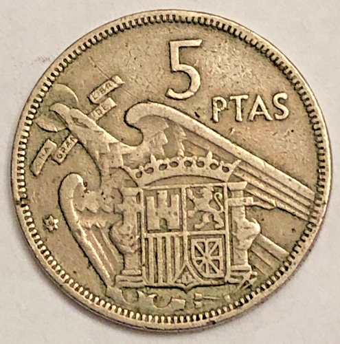 1959 5 SPAIN PTAS Coins Francisco (1957 SERIES) (FRANCOIST ERA) 20 | eBay