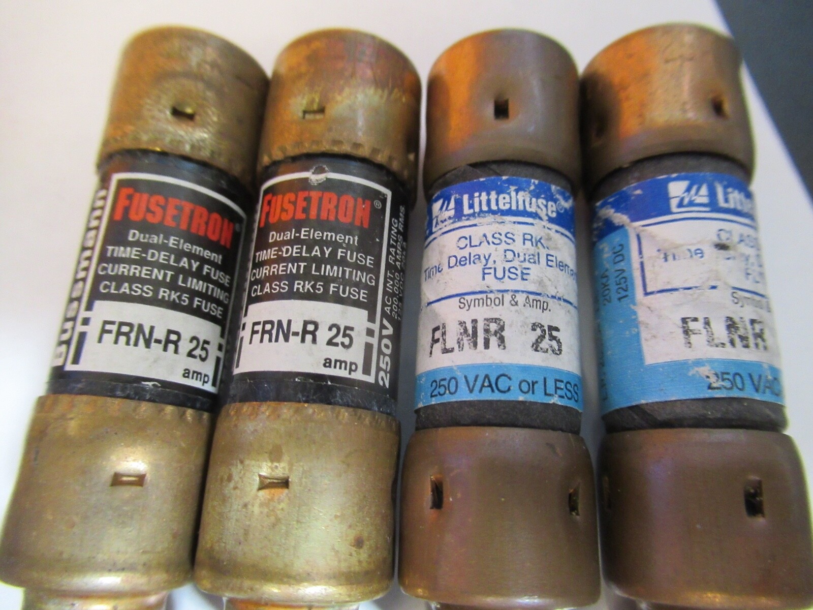 LOT INDUSTRIAL FUSES FUSE FRN-R-25 AS PICTURED &3K-A-91 | eBay Australia