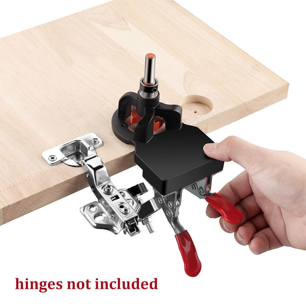 35mm Woodworking Jig Door Hinge Hole Opener Guide Locator Wood Punch ...