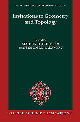 Invitations to Geometry and Topology by Martin R. Bridson, Simon M ...