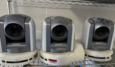 Three Sony Robotic Cameras 3 CCD P/T/Z Robotic Color Video Cameras | eBay