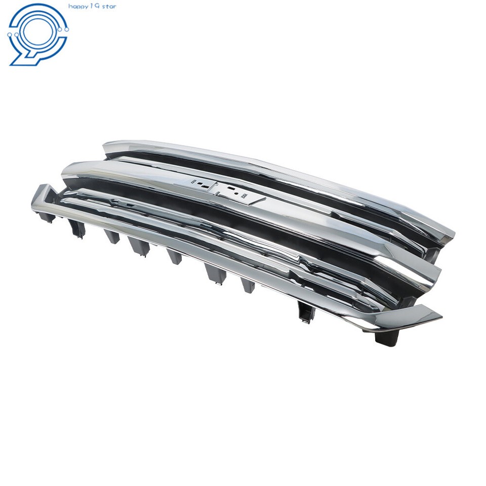 Front Bumper Grille Chrome For 2016-2018 Chevrolet Silverado 1500 ...