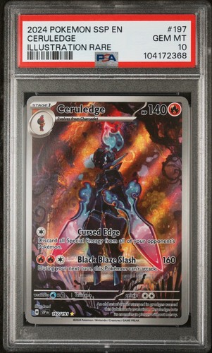 Ceruledge 197/191 IR Surging Sparks. PSA 10 GEM MINT | eBay UK