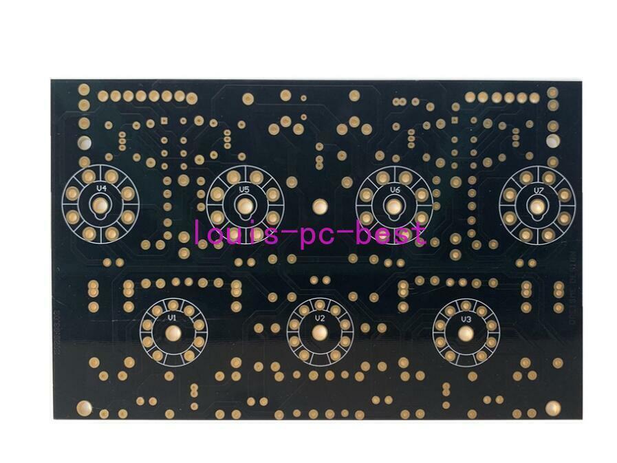 Stereo Push-pull 12AX7+12AU7+EL34 Vacuum Tube Power Amplifier Board ...