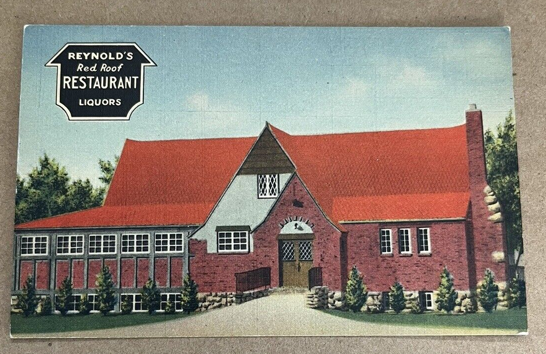 VINTAGE UNUSED PC - REYNOLD'S RED ROOF RESTAURANT RTE 122 & 110 ...