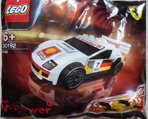 Lego 30192 Ferrari F40 Polybag Shell V-Power Car Sealed polybag | eBay