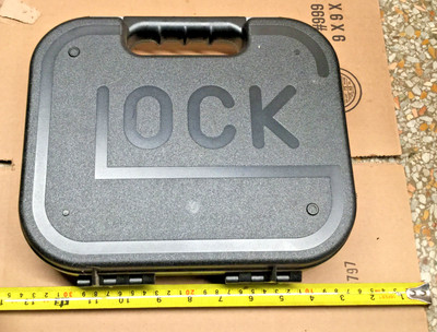 Glock Pistol OEM Plastic Hard Black Case | eBay