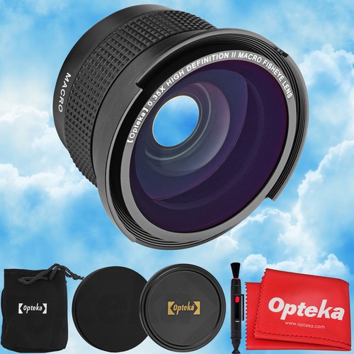 Opteka 0.35x Panoramic Macro Fisheye for Canon EF-M 18-150mm f/3.5-6.3 ...