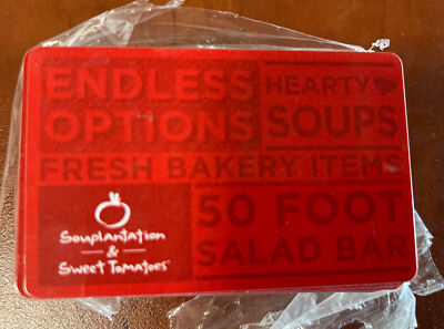 Souplantation & Sweet Tomatoes Gift Card Restaurant No Value (SET OF 50 ...