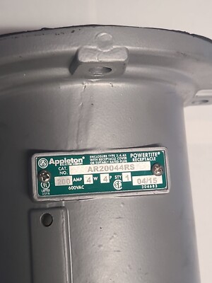 Appleton PowerTite 200 amp AR20044RS SLEEVE CONNECTOR with cover | eBay