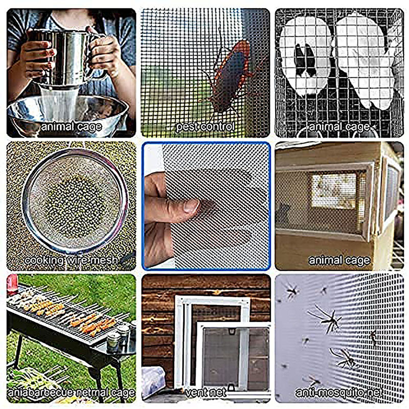 4/10/50 Mesh Stainless Steel Woven Wire Filtration Filter Screen Sheet ...