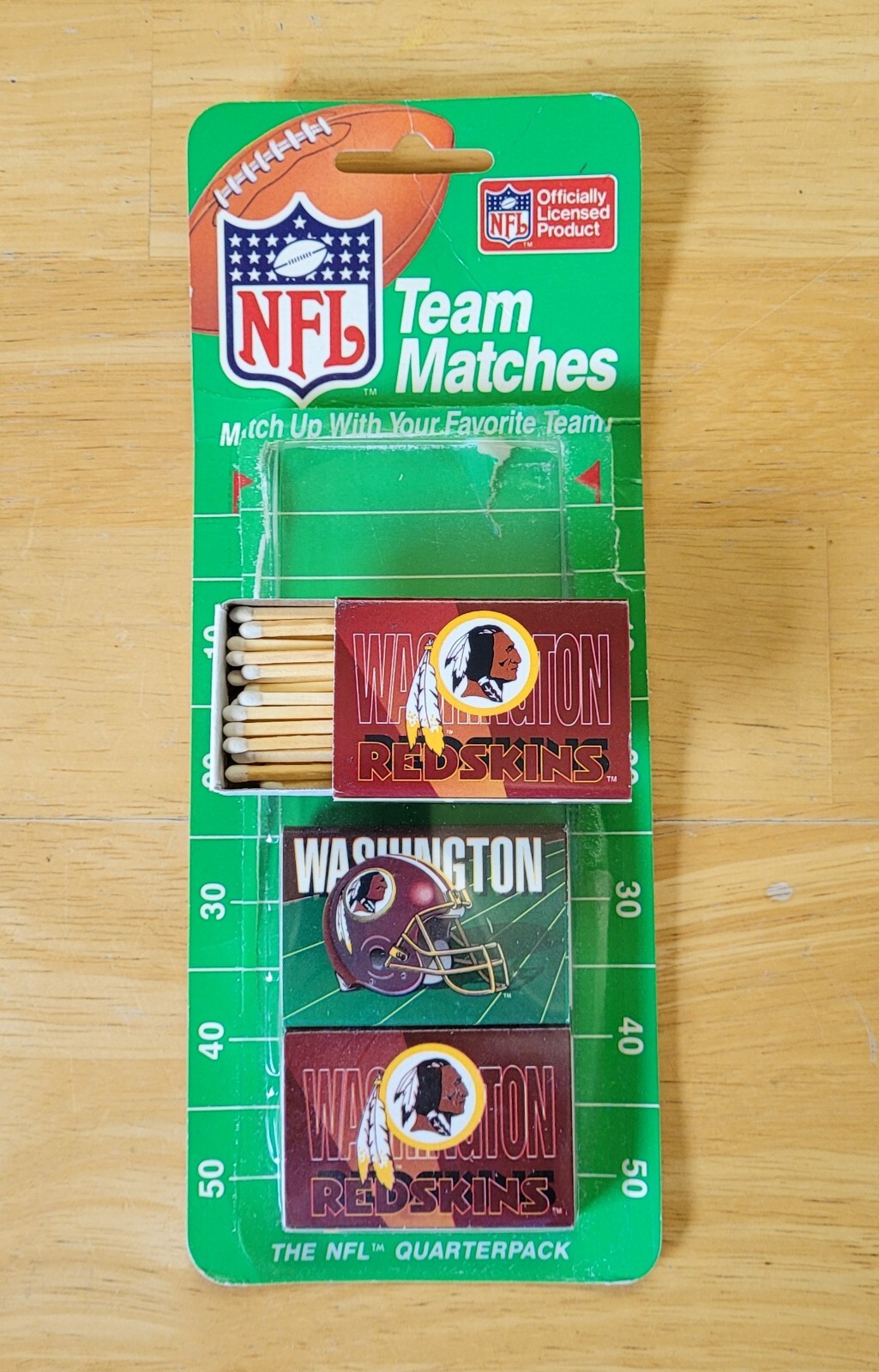 Washington Redskins NFL Football Team Matchbox Matches New 1992 Qty. 3 ...