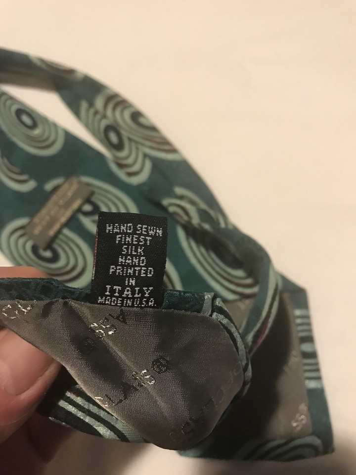 Robert Talbot Best in Class Men's Tie 100% Italian Silk Hand Sewn Made ...