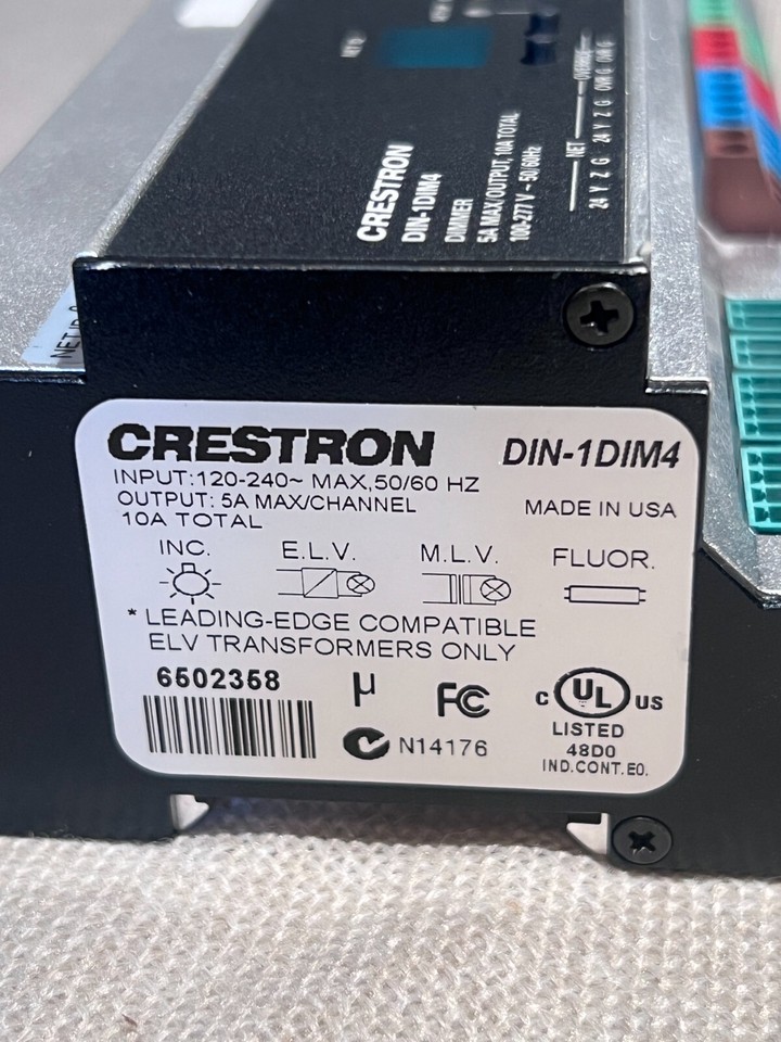 Crestron DIN-1DIM4 (Used) | eBay