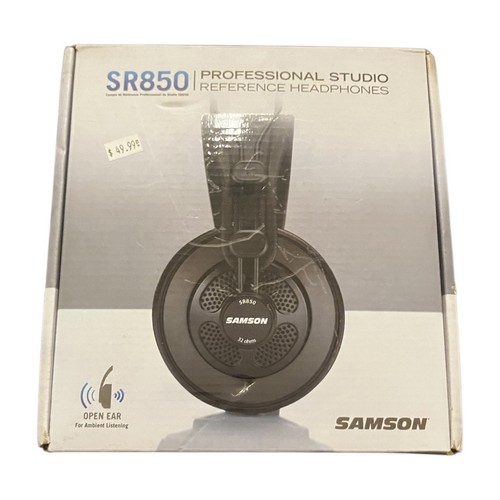 Samson SR850 Studio Reference Open Back Headphones With Box Manual | eBay