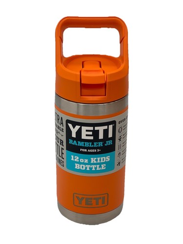 YETI Rambler Jr 12 oz Kids Water Bottle King Crab Orange Color Matched ...