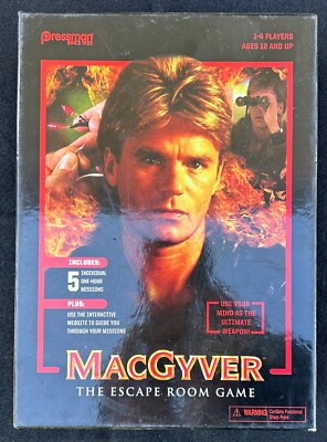 MacGyver: The Escape Room Game (Pressman) New & Sealed | eBay