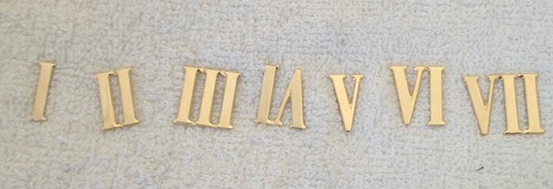 Masonic Regalia - Knight Templar Priests letters and numerals for Mitre ...