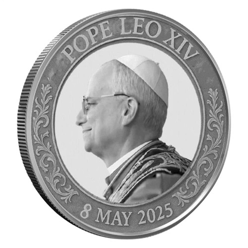 Pope Leo XIV Commemorative Coin 1st American Pope Silver Coin, 8 May ...