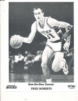 1985 Sentry fred Roberts Milwaukee Bucks Team issue card | eBay