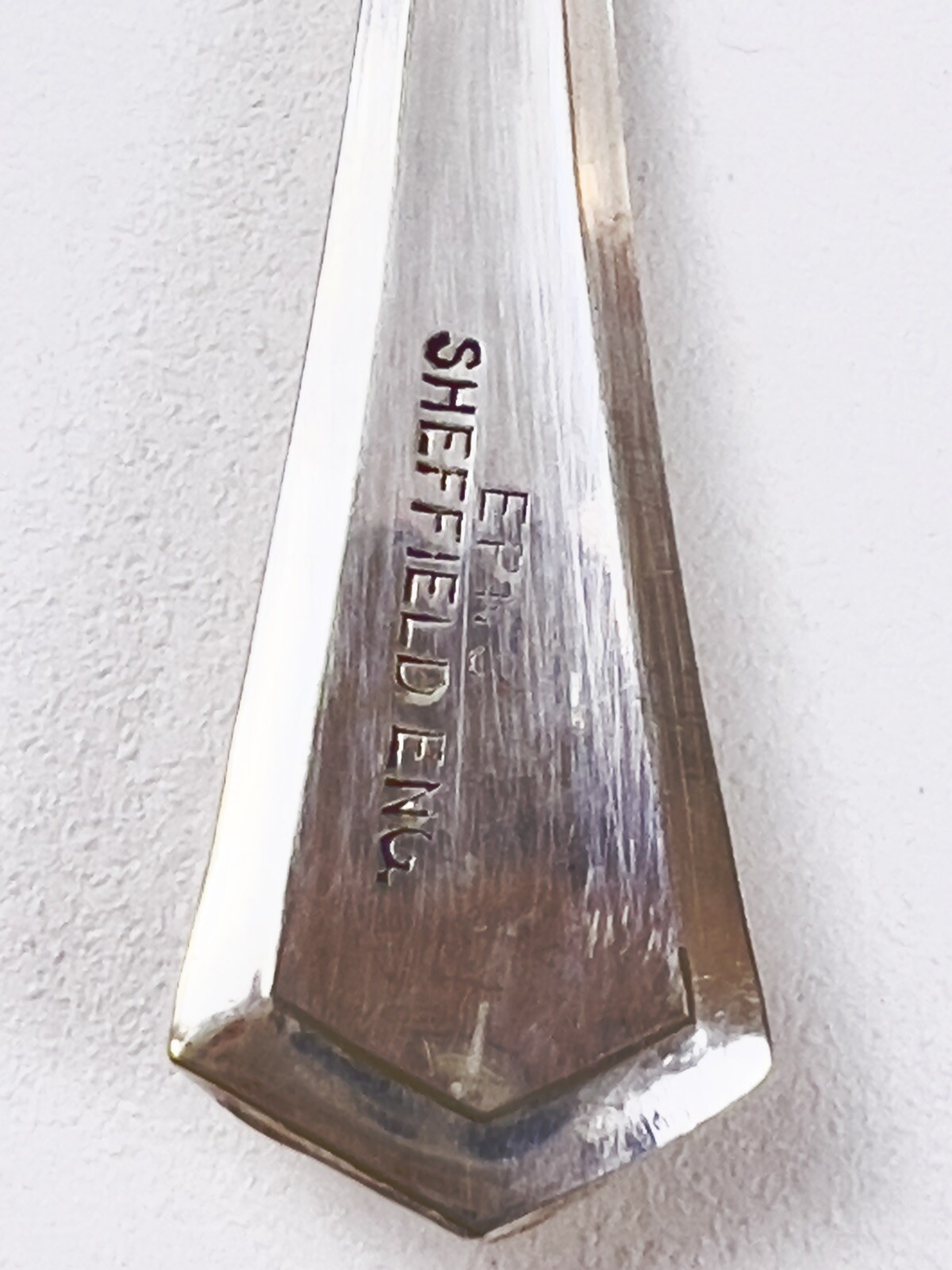 Vintage 2 EPNS Sheffield Silver Plate Sugar Spoons Made in England B4 ...