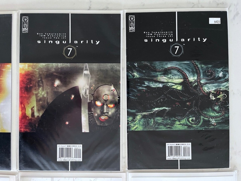 Ben Templesmith comic book lot: Fell, Singularity 7, Blood Stained ...