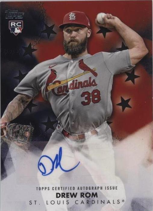 2024 Topps Series 2 - Baseball Stars Autographs Drew Rom #BSA-ROM Black ...