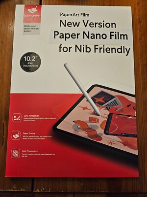 2-pack Paper Nano Film Nib Friendly for iPad 7th/8th/9th | eBay