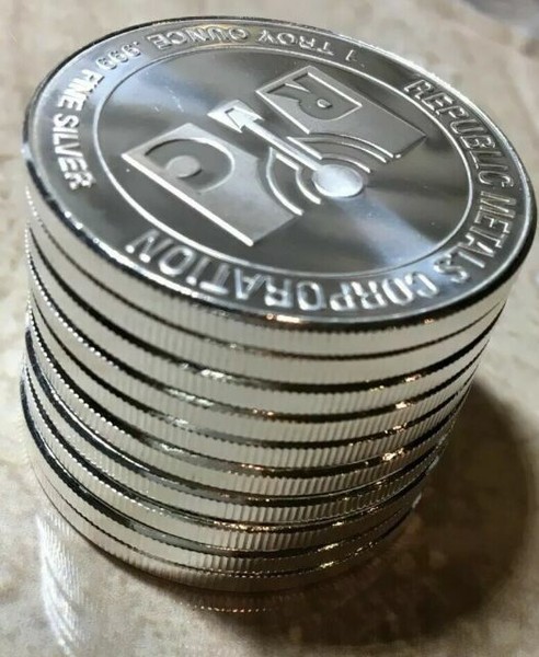 1 Troy Oz RMC Republic Metals .999 Fine Silver Round for sale online | eBay