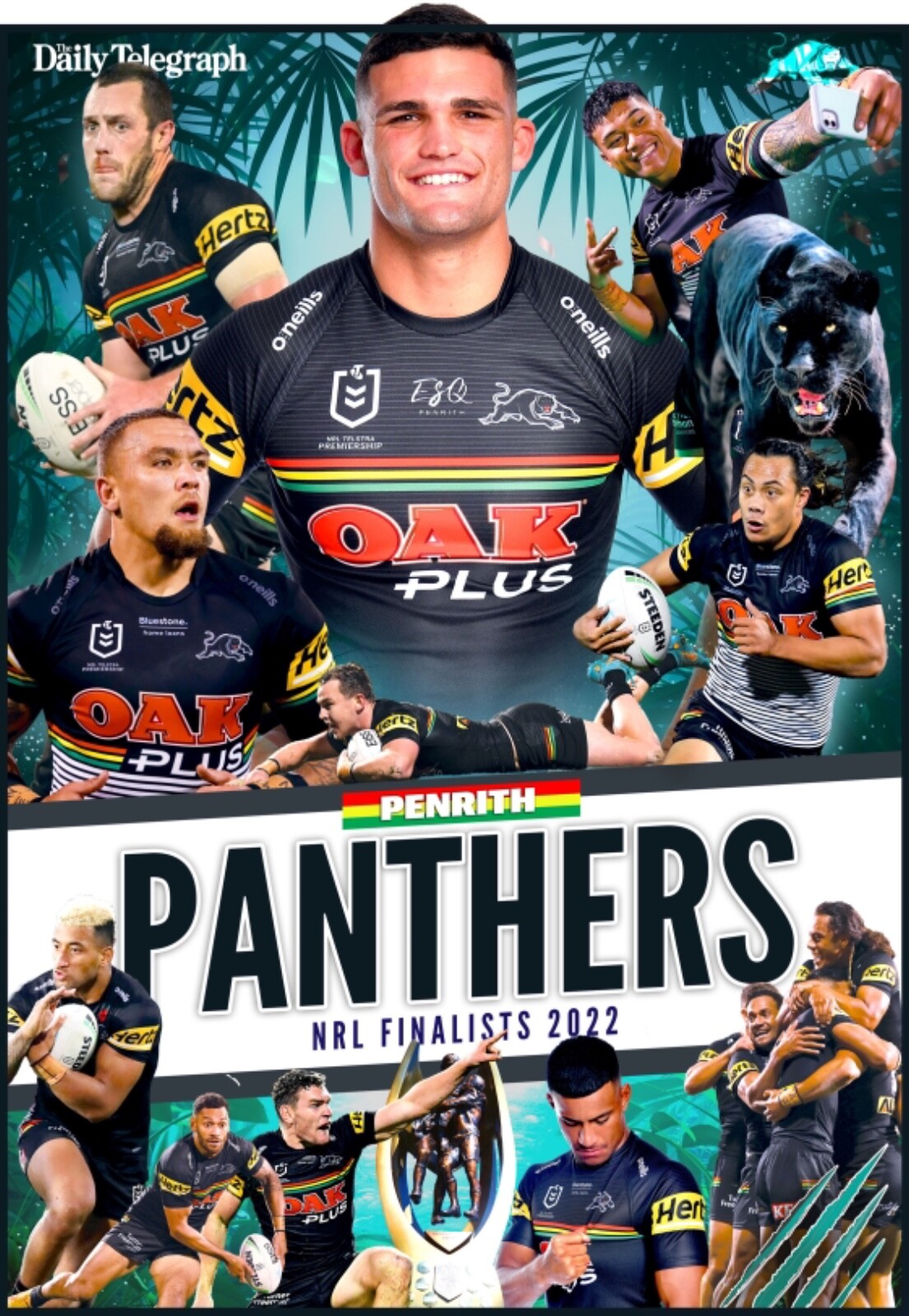 Penrith panthers team Poster, NRL RUGBY,Rabbitohs,storm,eels,books ...