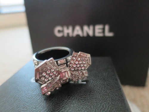 CHANEL Crystal Ring Costume Jewellery (100% AUTHENTIC) From Chanel ...