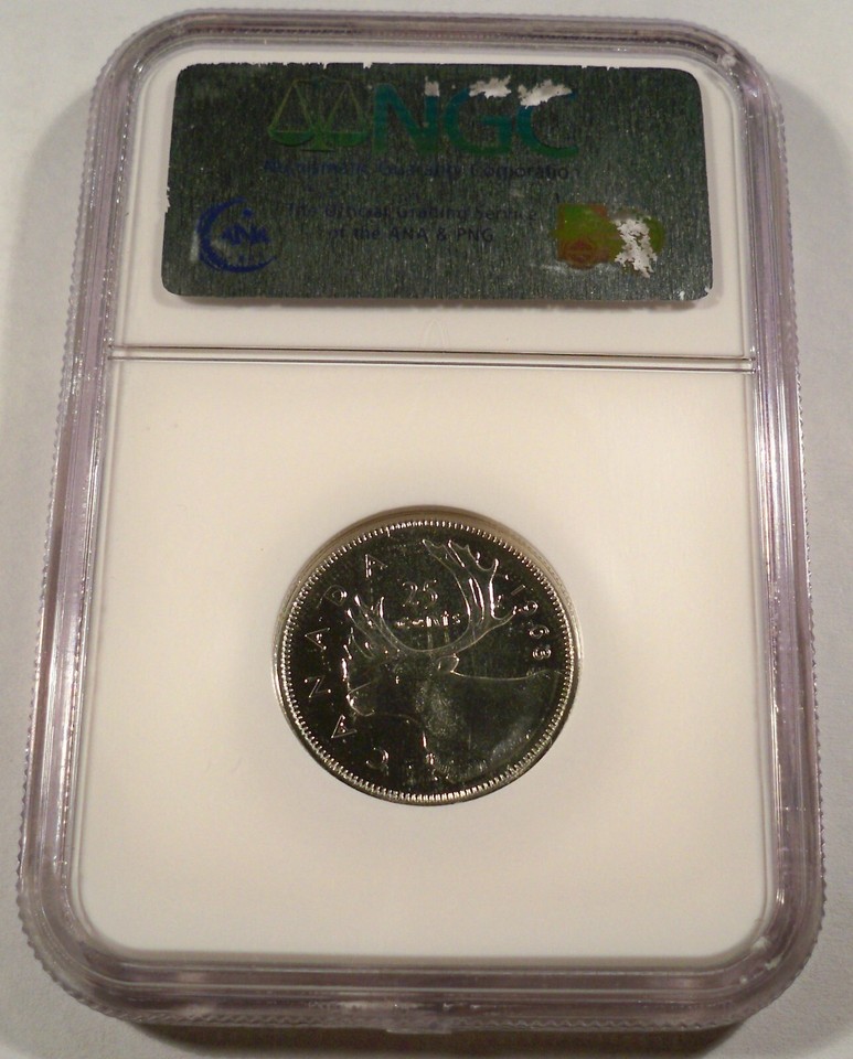 1963 CANADA NGC PL66 QUARTER 25c PROOF LIKE SILVER | eBay