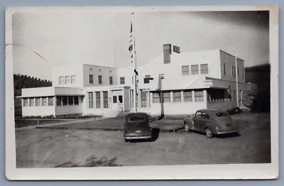 USO Building Classic Car Flag RPPC postcard C8 | eBay