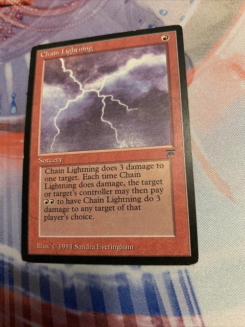 MTG Chain Lightning Legends Regular Common for sale online | eBay
