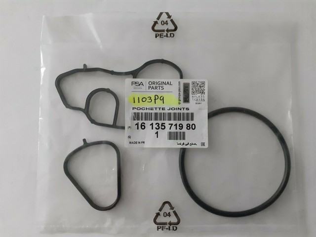 Oil Filter Gasket C5 208 1.6 VTi 1613571980 Original CITROEN PEUGEOT ...