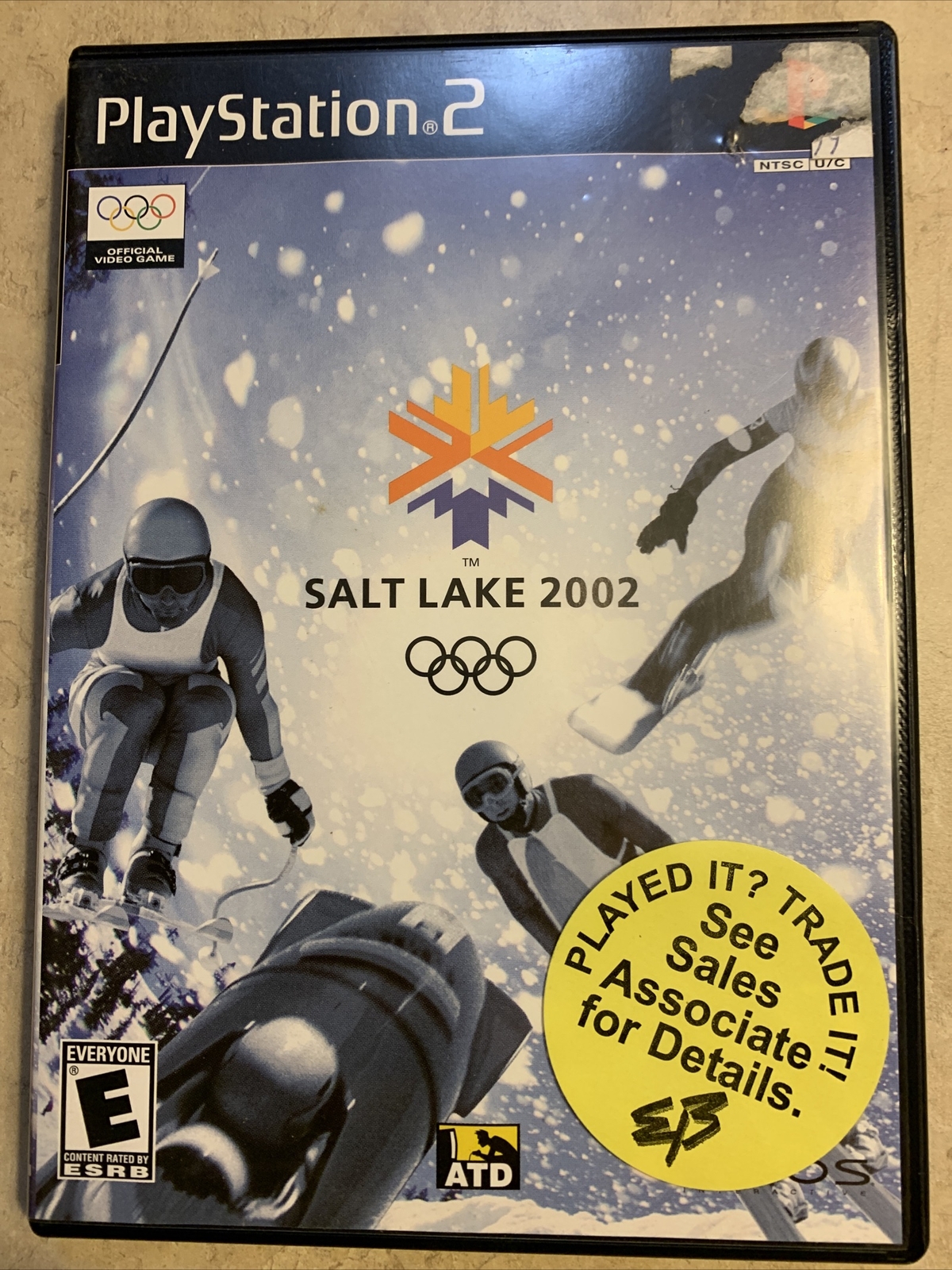Salt Lake 2002 - Playstation 2 PS2 Game - Winter Olympics Games Skiing ...