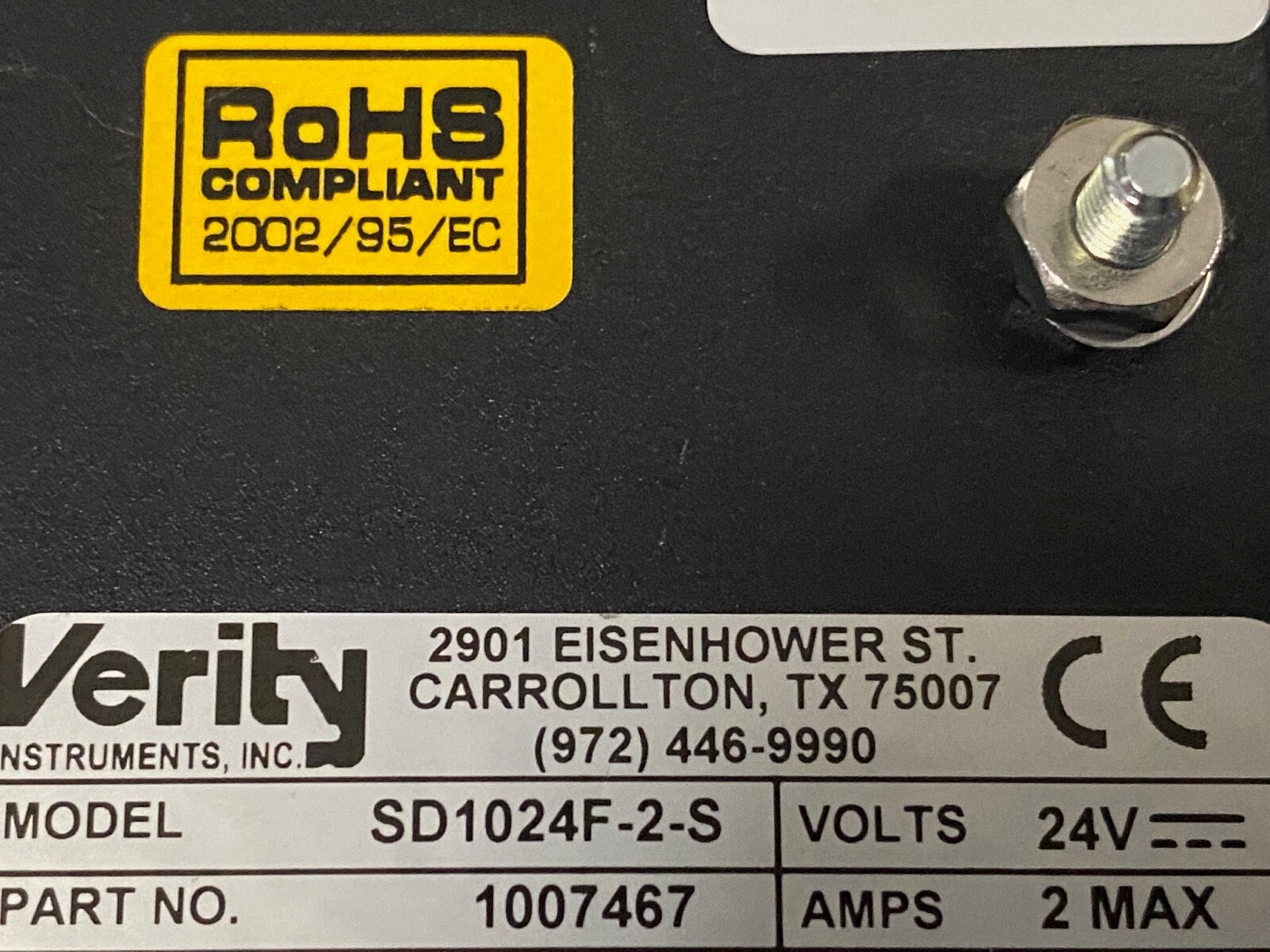 APPLIED MATERIALS 0190-28658 VERITY EYED SPECTROGRAPH 1007467 SD1024F-2 ...